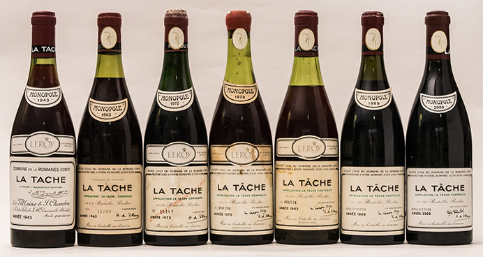 Historical Tasting Event – Tokyo Romanée Conti La Tache tasting 1943 ...